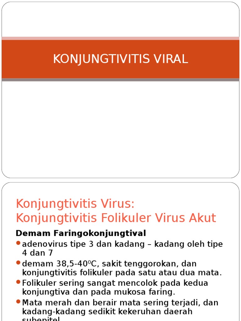Konjungtivitis Viral | PDF
