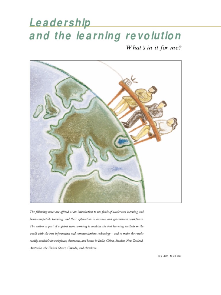 Leadrship and Learning Gordon Dryden The Learning Revolution | PDF ...