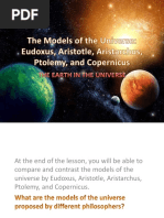 Eudoxus' Geocentric Universe Model | PDF