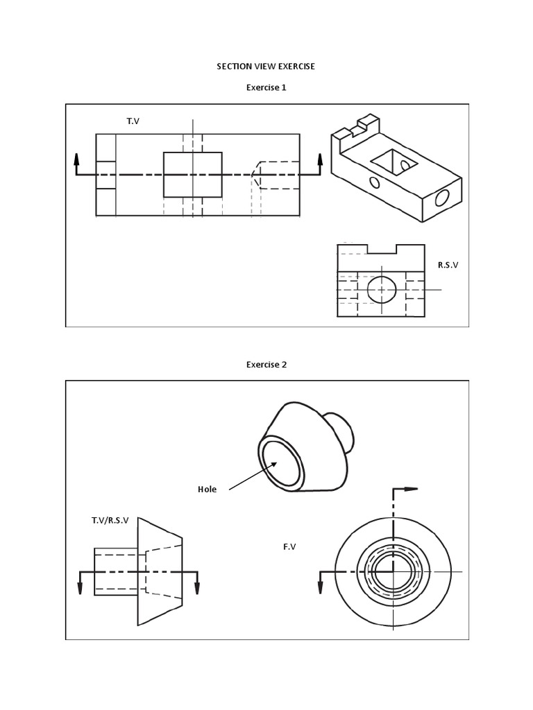 Section View Exercise | PDF