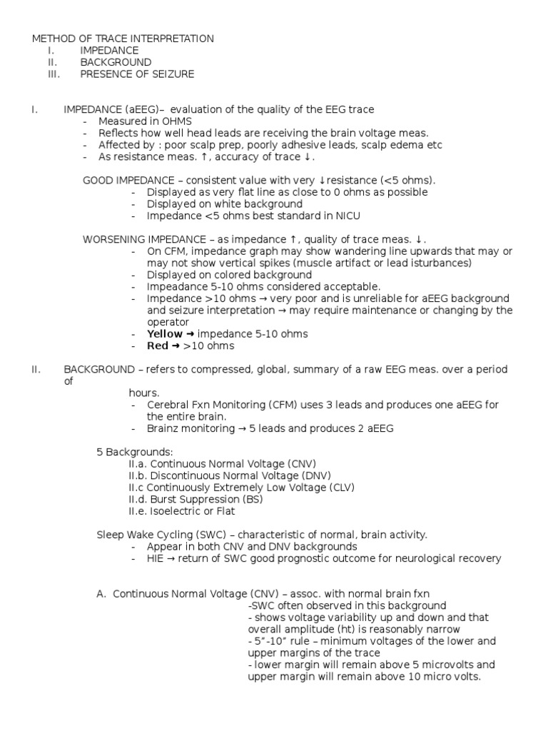 CFM Cerebral Function Monitor | PDF | Electroencephalography ...
