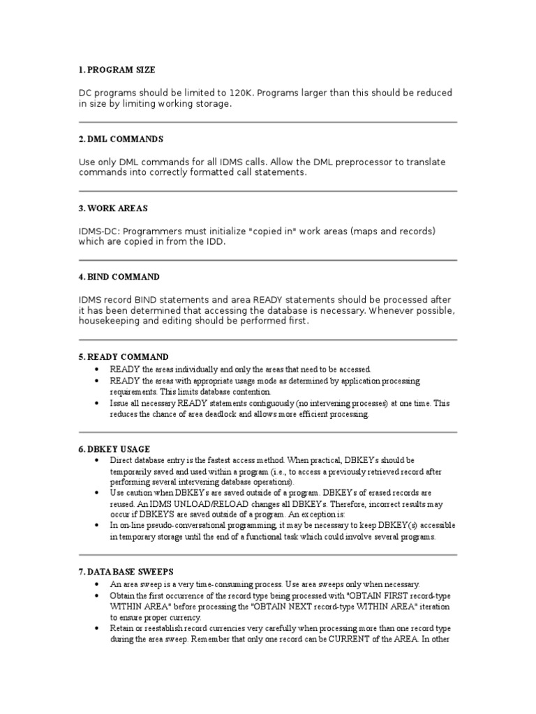 IDMS | PDF | Subroutine | Databases