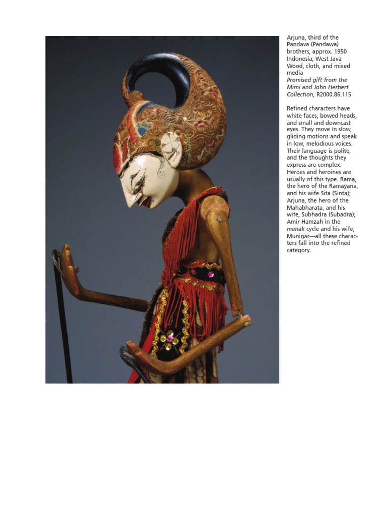 Wayang Golek Character Types | PDF | Ramayana | Rama