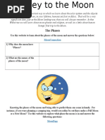Moon Webquest | PDF | Moon | Tide
