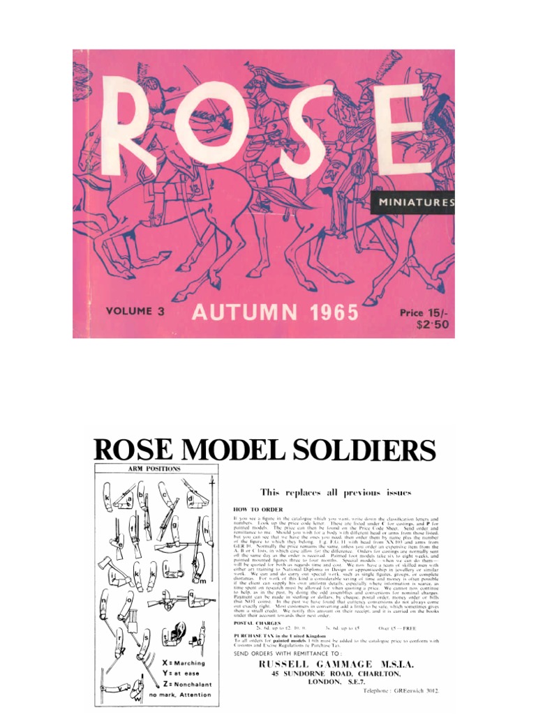 Rose Miniatures Catalogue 1965 | PDF