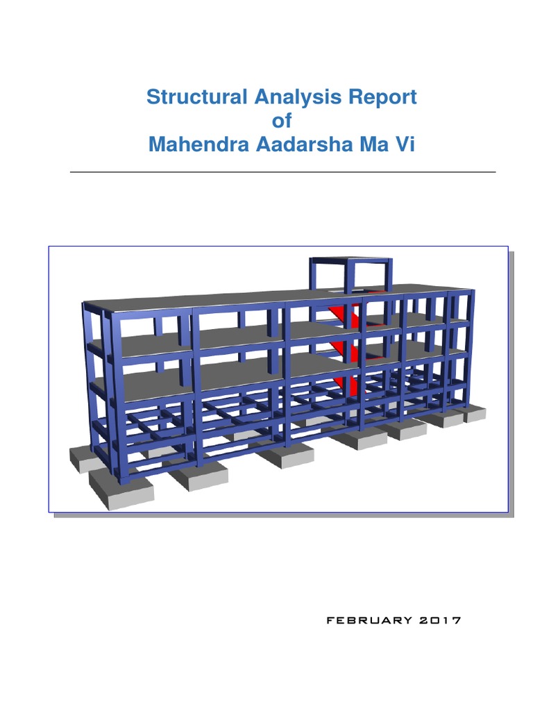 Structural Design Brief Report of Mahendra Aadarsha Ma Vi | Download ...
