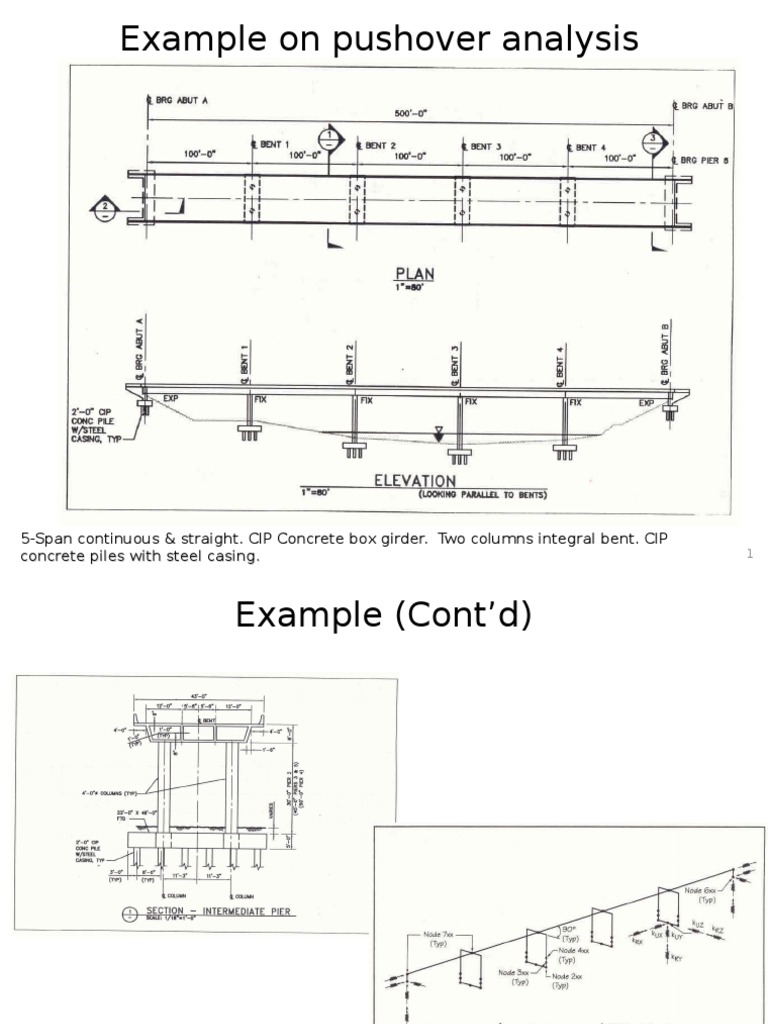 Pushover Analysis With Example | PDF