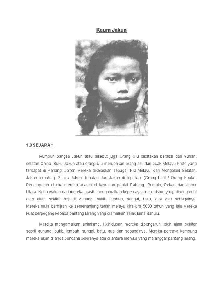 Kaum Jakun | PDF