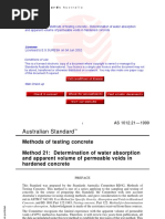 ASTM C642 - 13 | PDF | Density | Porosity