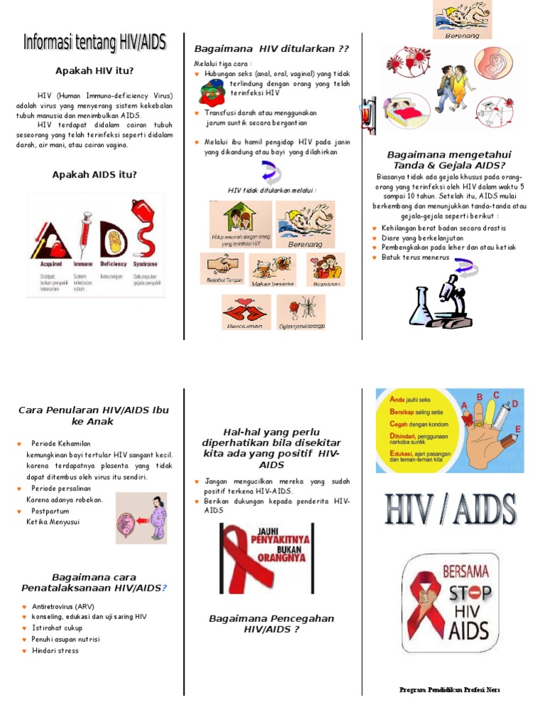 Leaflet Hiv Aids | PDF