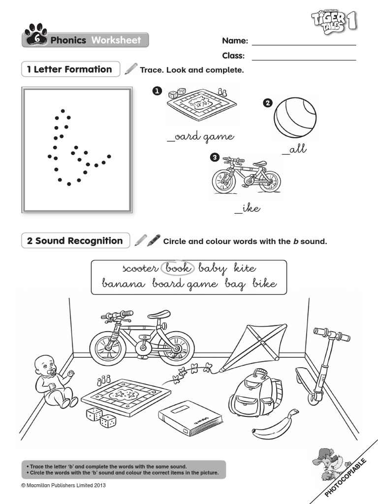 Tiger First Grade | PDF