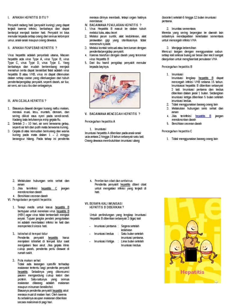 Leaflet Hepatitis b
