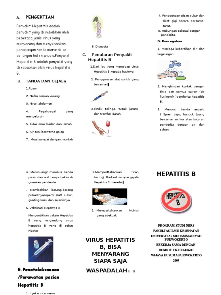 Leaflet Hepatitis | PDF
