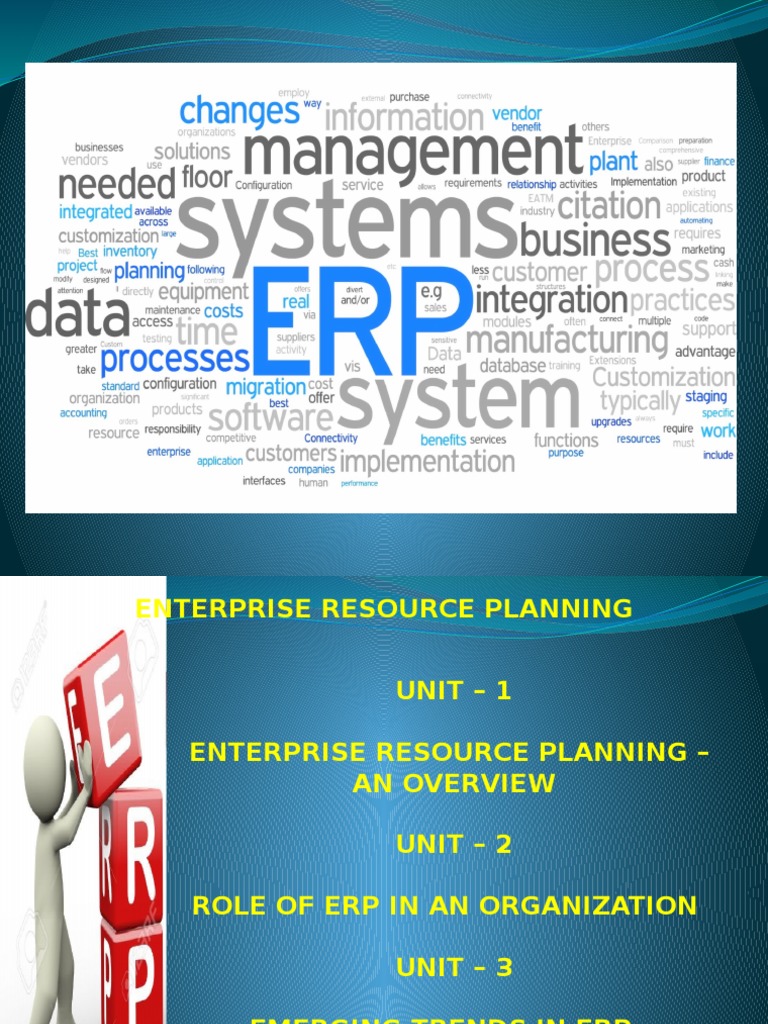 Erp Unit - 1 | PDF | Enterprise Resource Planning | Leadership