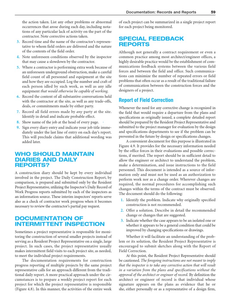 Construction Project Documentation Guide | PDF | Specification ...