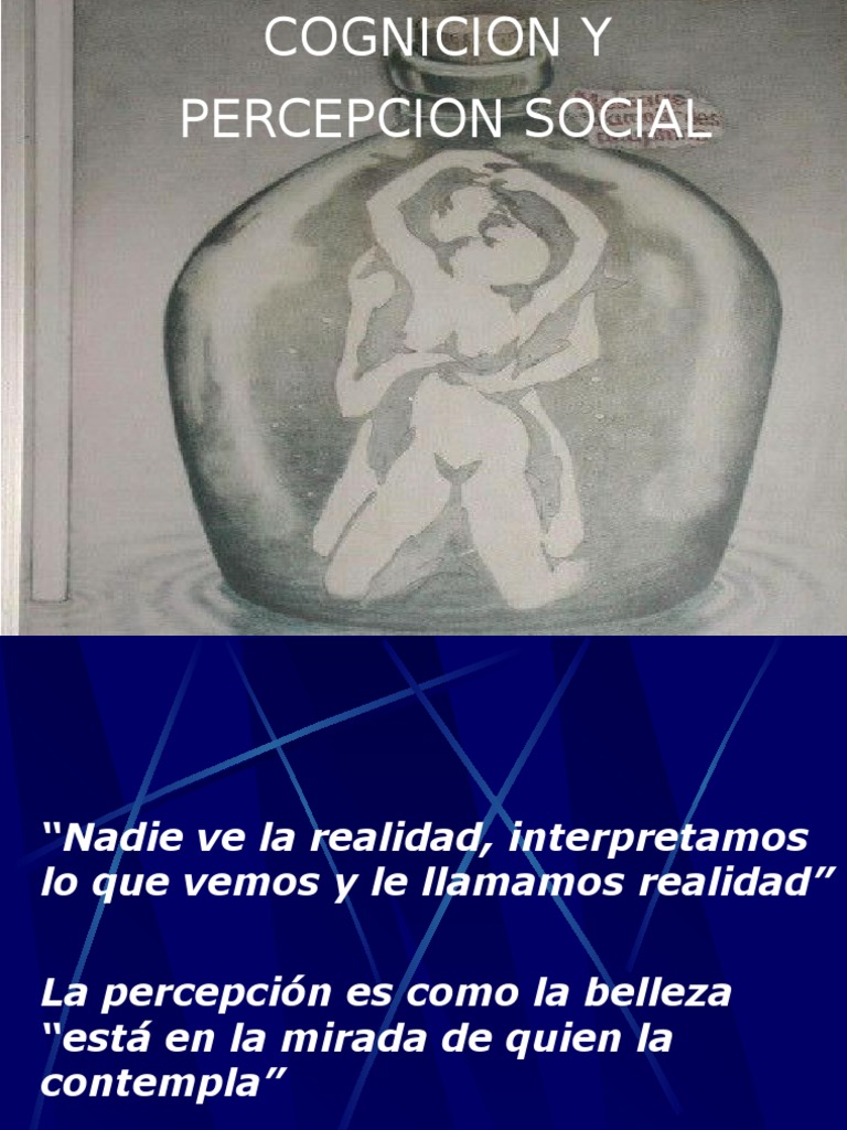 Cognición y Percepción Social: Claves Esenciales | PDF | Percepción ...