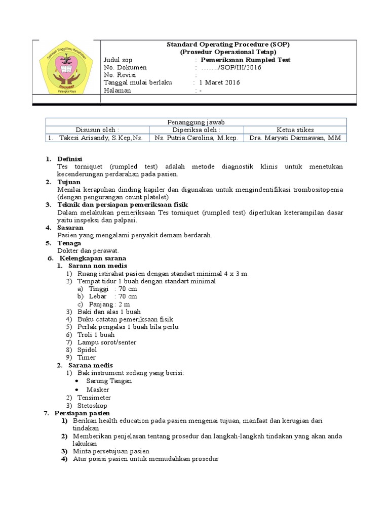 Sop Rumpled Test | PDF