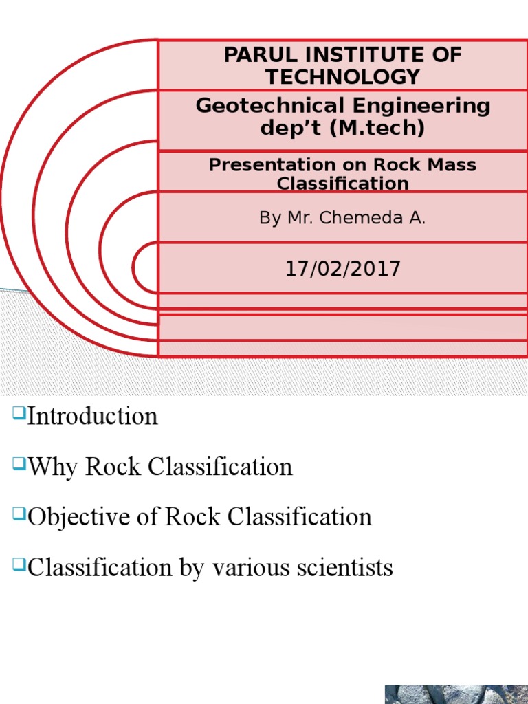 Rock Mass Classification | PDF | Engineering Design Process | Engineering