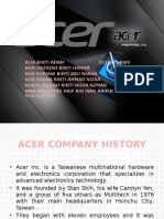 Acer History | PDF
