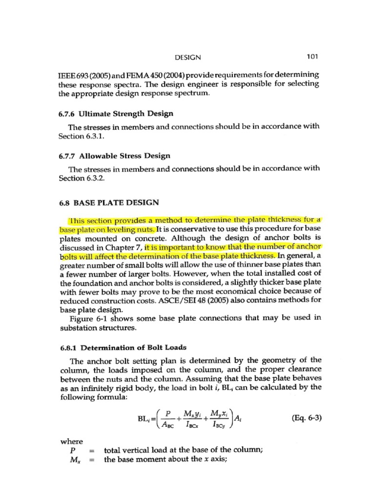 ASCE 113 Base Plate | PDF