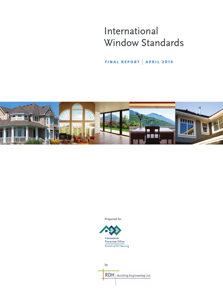 International Window Standards | PDF | Window | Heat Transfer