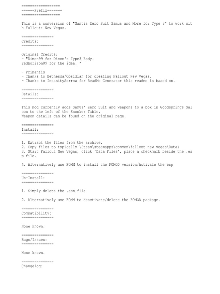 ReadMe - Zero Suit Samus and More | PDF | Computing | Software