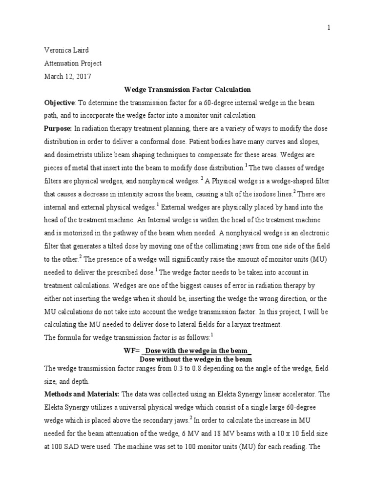 Wedge Transmission Factor Calculation Compressed | PDF | Physics ...