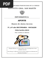 98.7 Access. Principales Funciones y Utilidades. Tablas. Consultas ...