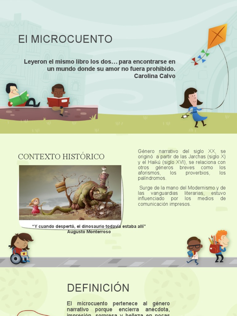 Características y Estructura del Microcuento | PDF | Narración | Science