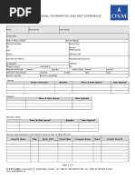 CV Template For Seafarers 1 | PDF | Recruitment