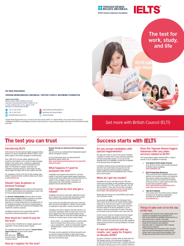 The Test For Work, Study, and Life: Get More With British Council IELTS ...