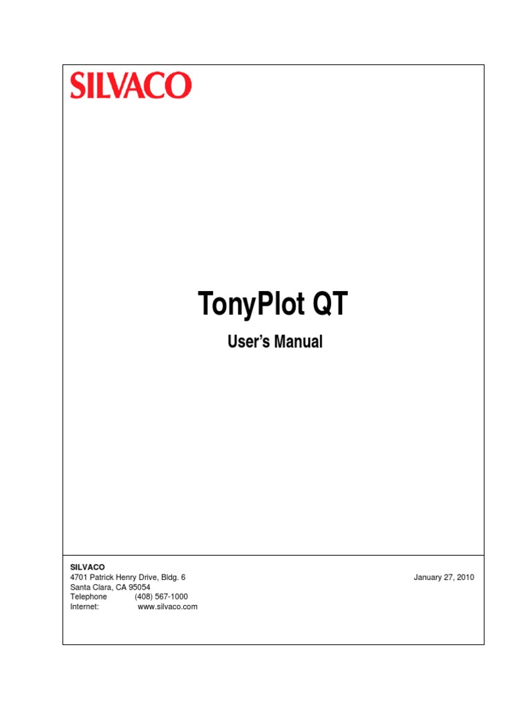 Tonyplot QT: User'S Manual | PDF | Command Line Interface | Trigonometric Functions