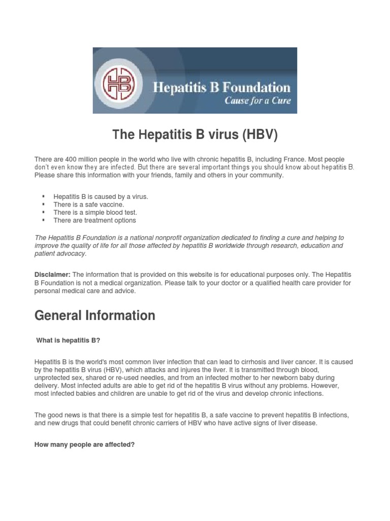 Hepatitis B Virus | PDF | Hepatitis | Hepatitis B