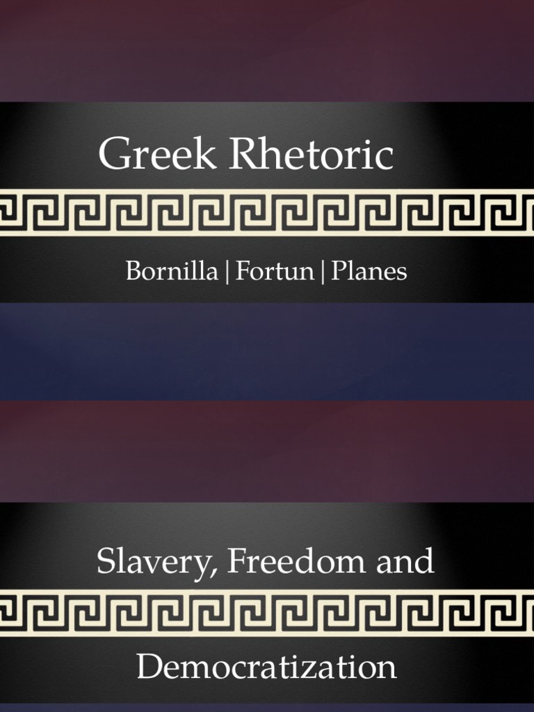 Greek Rhetoric: Bornilla - Fortun - Planes | PDF | Sophism | Rhetoric