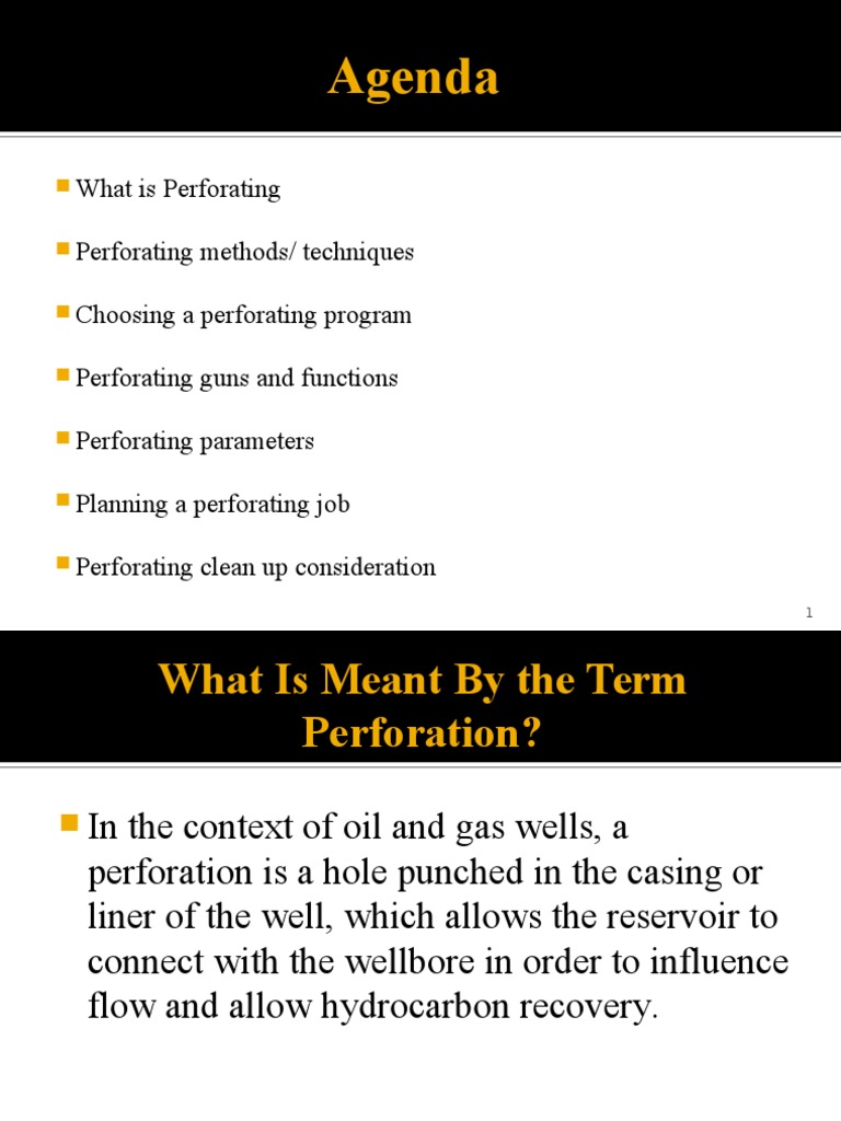 Perforating Techniques in Oil Wells | PDF | Casing (Borehole ...