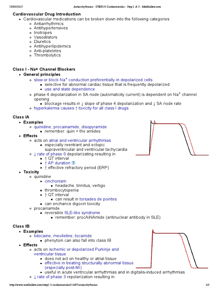 Cardiovascular Drug Introduction | PDF | Electrophysiology | Rtt