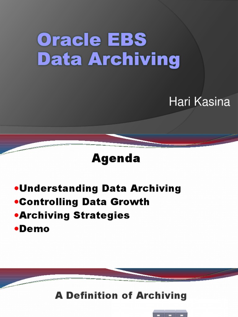 Optim EBS Data Governance HK Mar2017 | PDF | Oracle Database | Databases