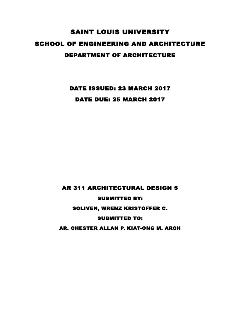 SLU Architecture Design Submission | PDF
