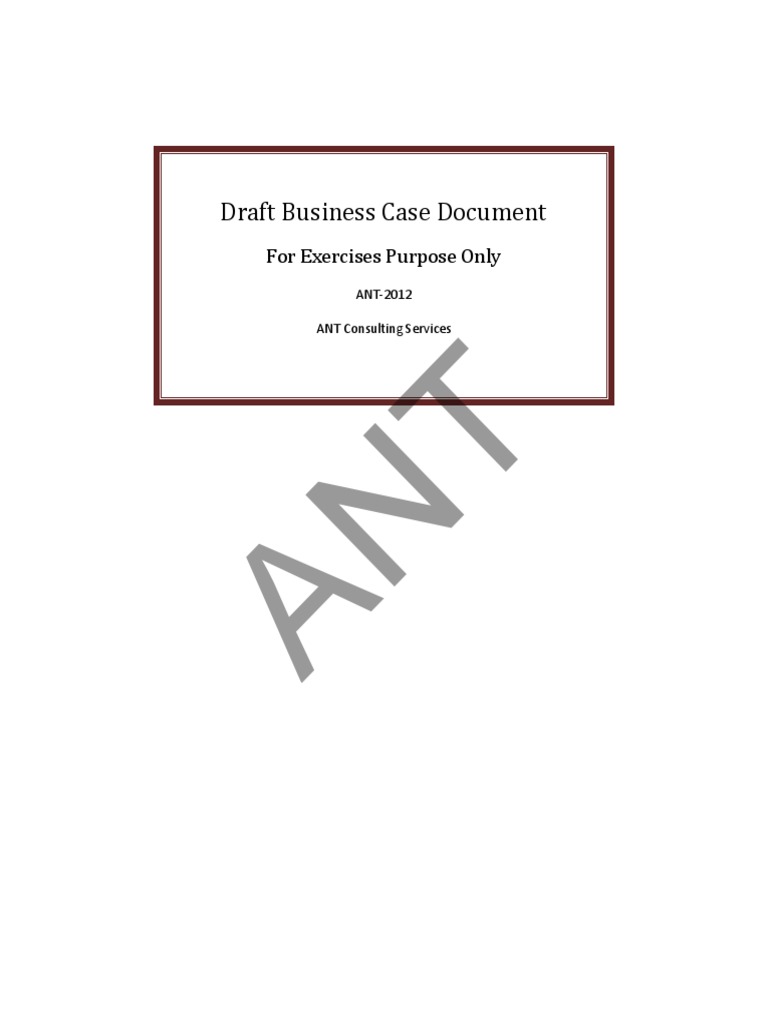 Business Case Document | PDF