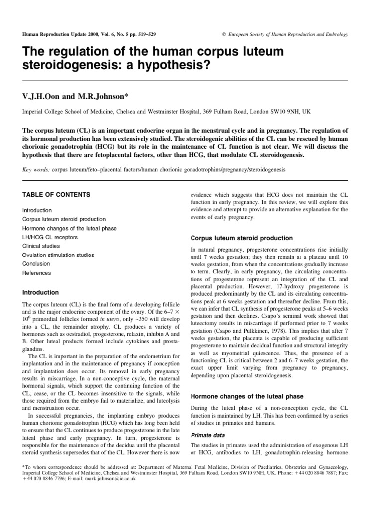 Structural and Molecular Studies of Human Chorionic Gonadotropin and ...