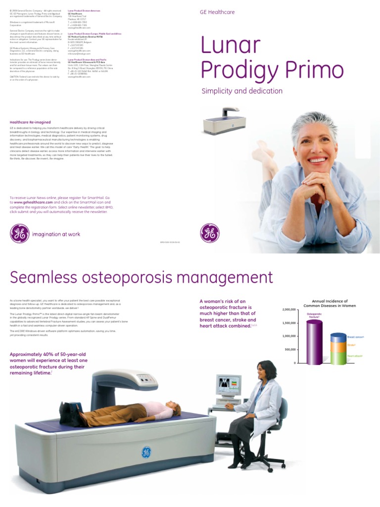 Lunar Prodigy Primo: Simplicity and Dedication | PDF | Osteoporosis ...