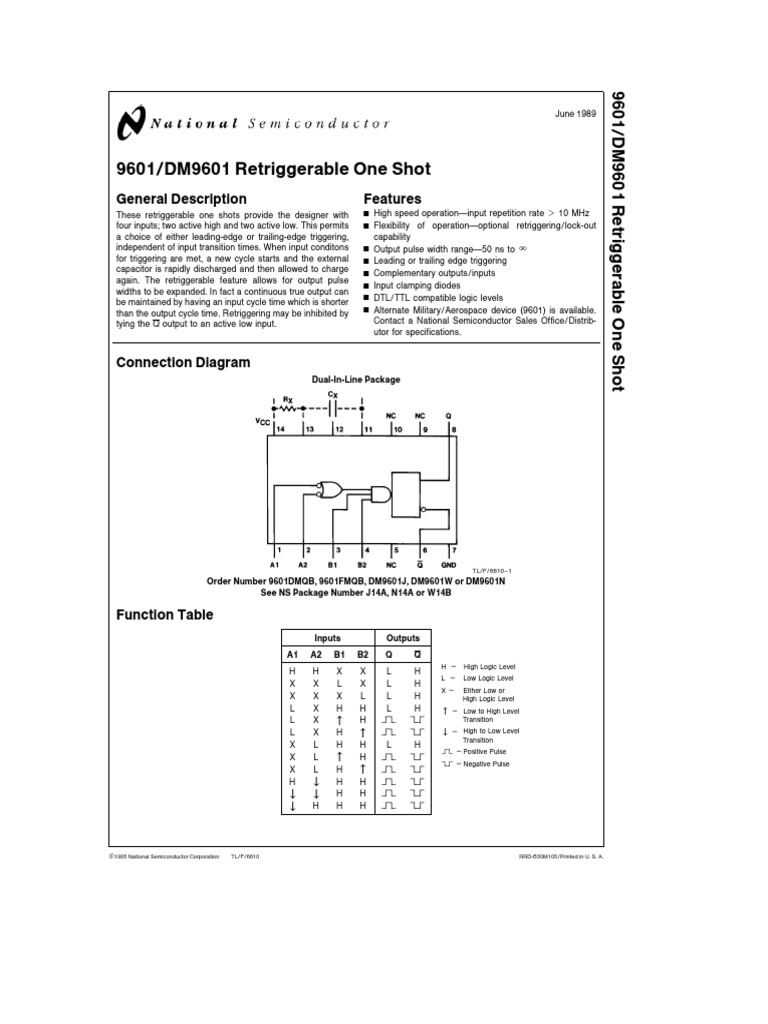 datasheet 9601 | Capacitor | Resistor