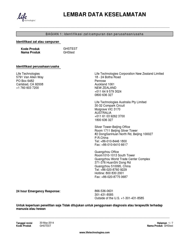 Msds Formalin | PDF