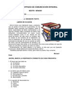 Matriz de Evaluación Del Area de Comunicación | PDF