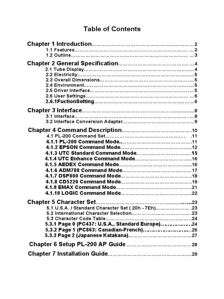 VFD PL 200 User Manual | PDF | Computing | Computer Hardware