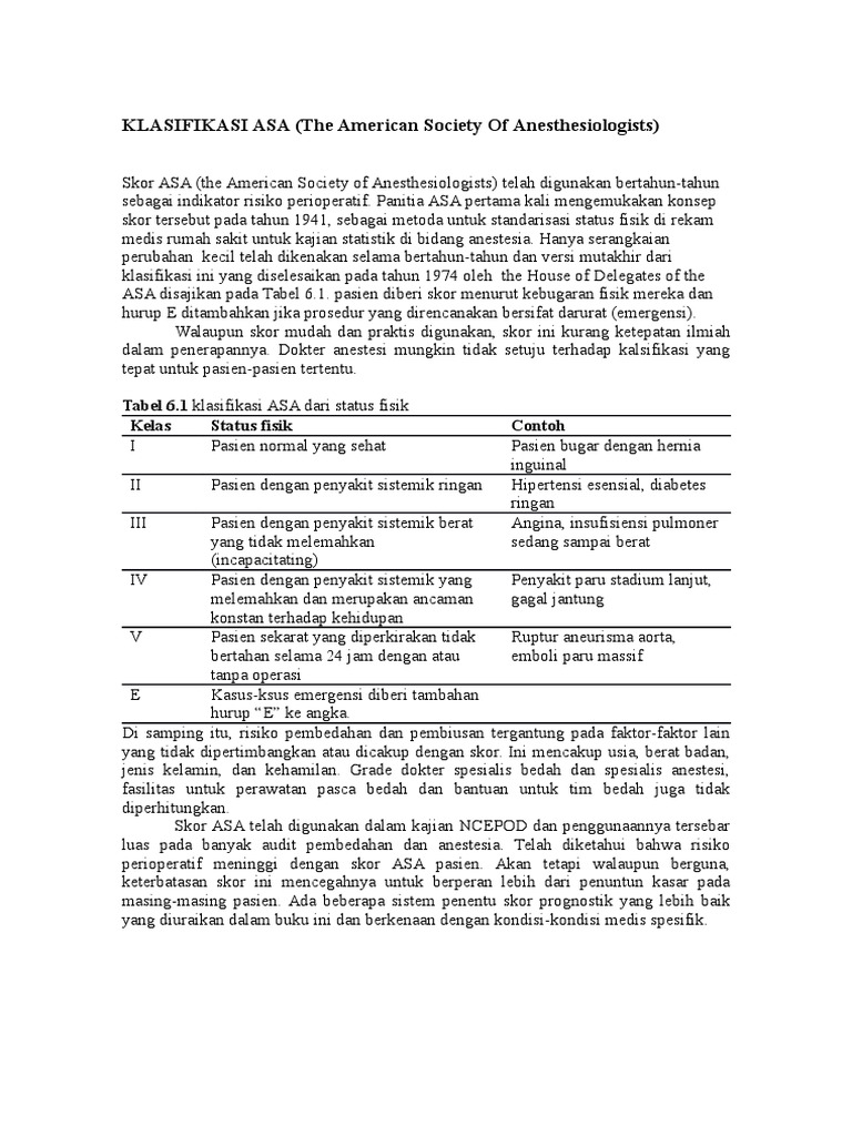 Klasifikasi Asa DR - Genkgong | PDF