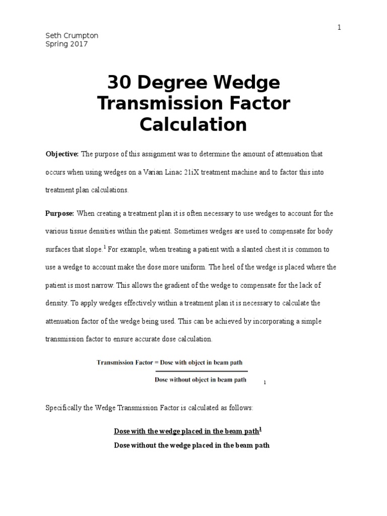 Attenuation Project | PDF | Absorbed Dose | Dosimetry