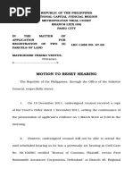 Motion To Resolve Sample | PDF | Injunction | Identity Document