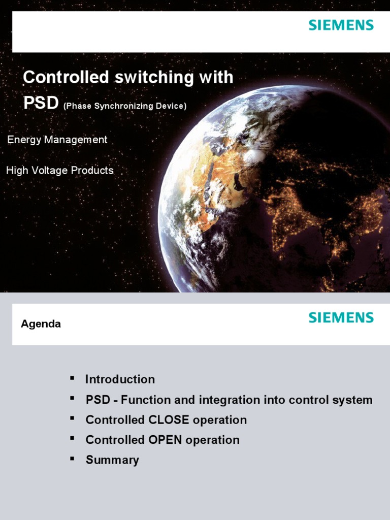 Psd Siemens | Capacitor | Transformer