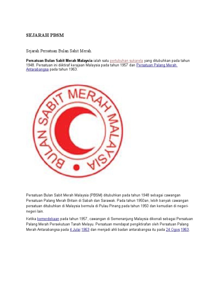 Sejarah PBSM | PDF